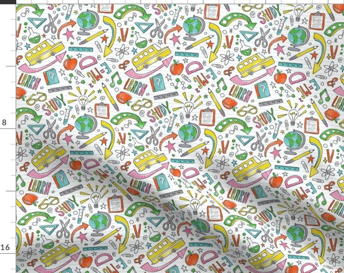 Bookworm Book Library Fabric Back to School Teacher Fabric - Etsy