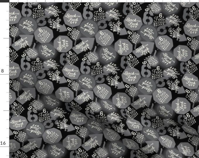 Swear Words Fabric Cute Not so Sweary Toss Purple by Cynthiafrenette ...