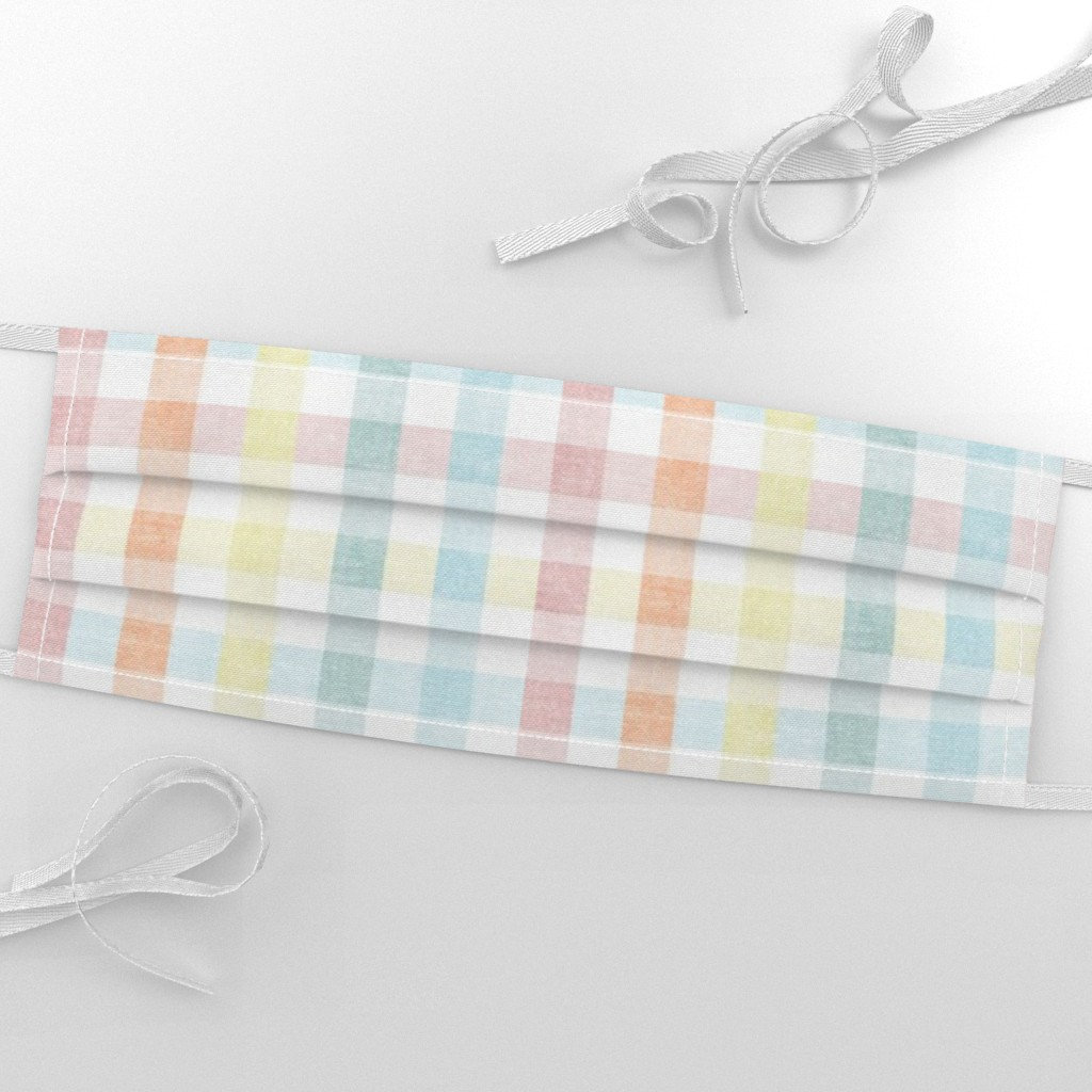 Spring Plaid Fabric Easter Plaid Pastel Gingham Check by - Etsy