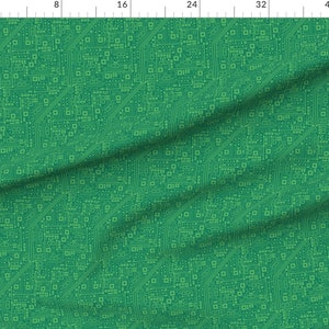 Computer Fabric Robot Circuit Board Green by Robyriker Computer ...