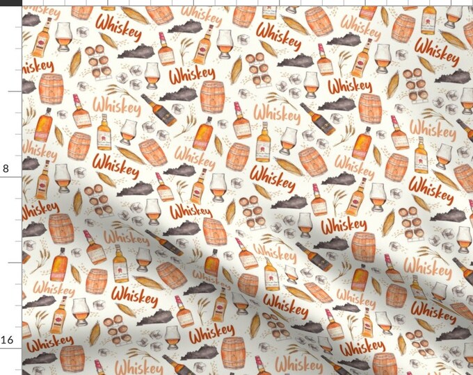 Whiskey Fabric, Benartex Kanvas Studio Top Shelf 12861 Greta Lynn, Bar ...