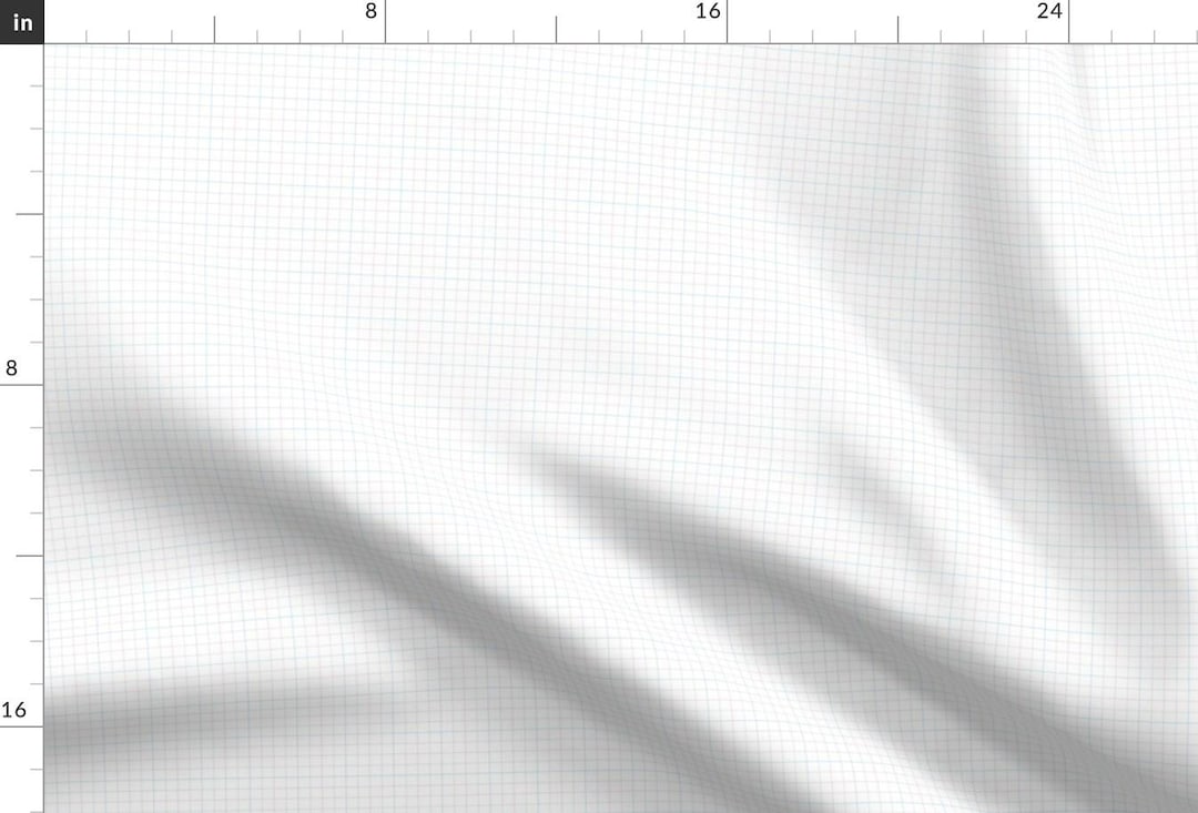 Graph Paper Fabric - Quarter-inch-grid by Lorrietweet - Graph Paper ...