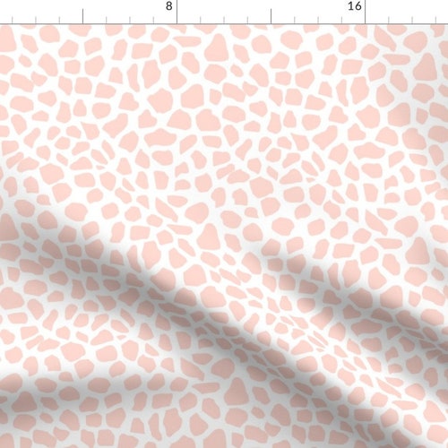 Pink Safari Spots Fabric Safari Pink Animal Spot Nursery by - Etsy