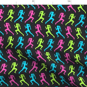 Running Fabric Running by Bags29 Colorful Female Sprinter Jogging ...