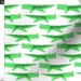 Alligator Fabric Alligator by Anda Corrie Kawaii Green - Etsy UK