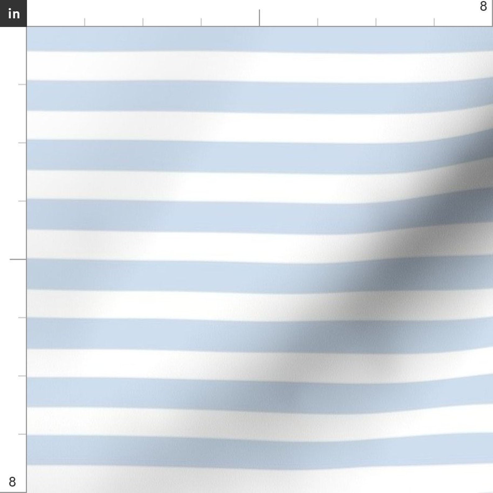 Light Blue Stripe Fabric Clearwater Stripe in Pale Blueberry - Etsy