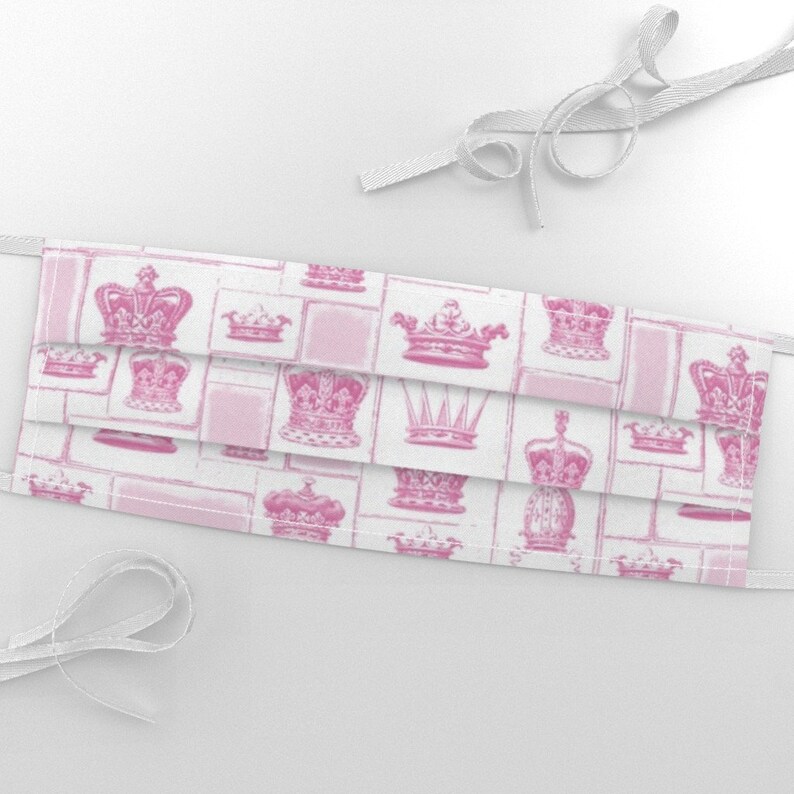 Pink Crowns Fabric Crowns in Sorbet by Lilyoake Crowns | Etsy