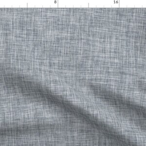 Linen Textured Gray Fabric Linen Solid // Pantone 174-4 By | Etsy