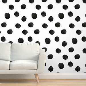 Large Dot Wallpaper Large Cut Paper Dots by Patrice N - Etsy