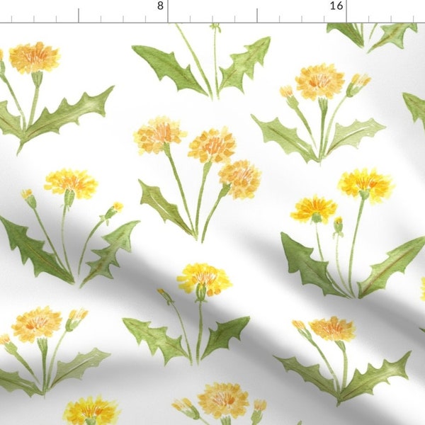 Dandelion Fabric - Etsy