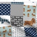 Cocker Spaniel Fabric Cocker Spaniel Pet Quilt B Cheater Quilt Dog ...