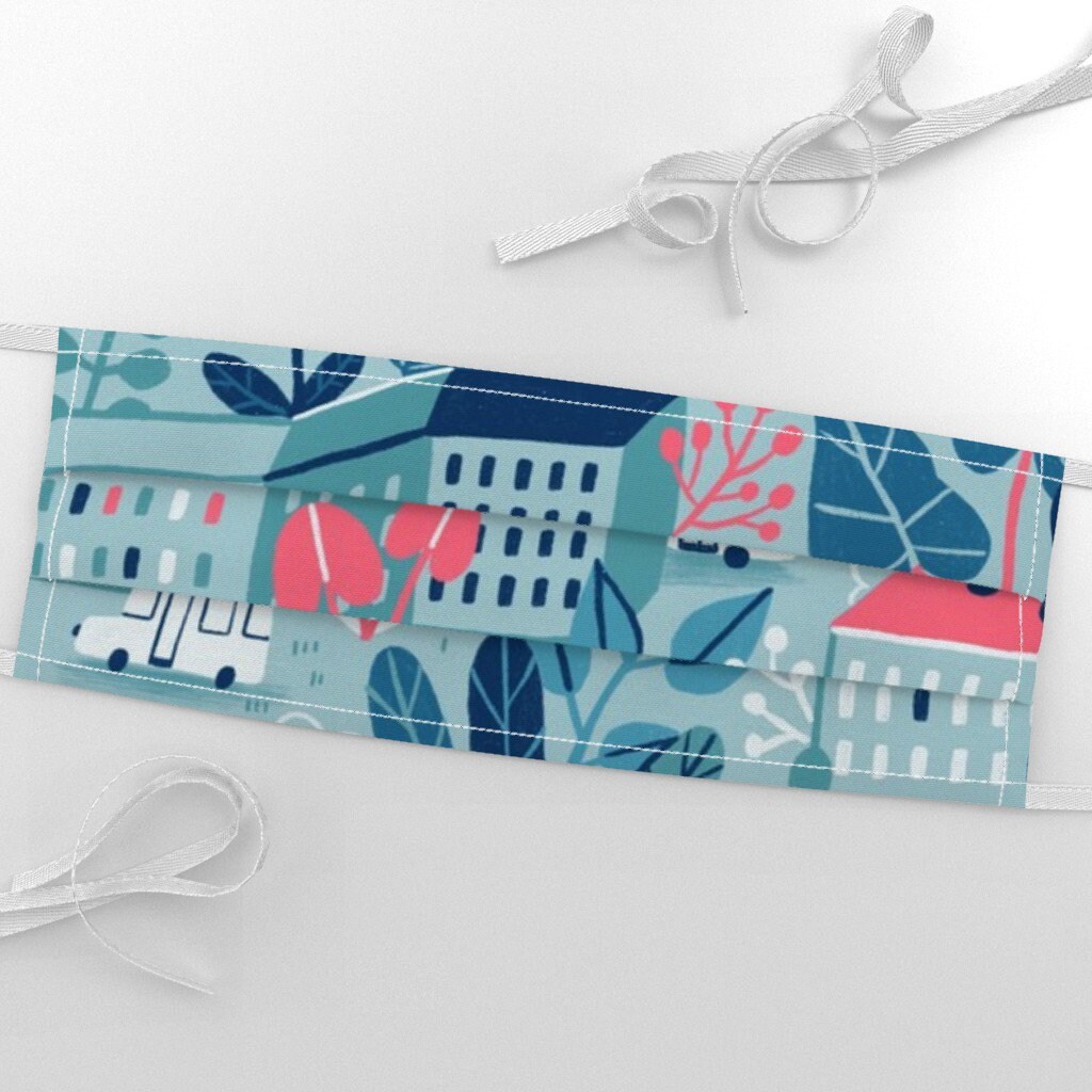 Funny Cats Fabric Giant Cats in the City by Kostolom3000 | Etsy