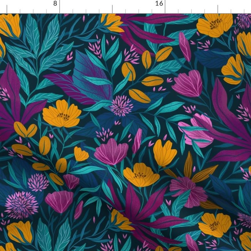 Jewel Tones Fabric - Etsy