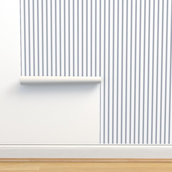 Light Blue Stripe Wallpaper - Etsy