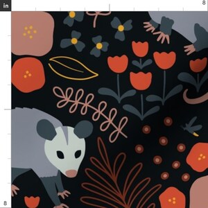 Possum Fabric - Awesome Possum by Allieleigh - Possum Nocturnal Animals ...