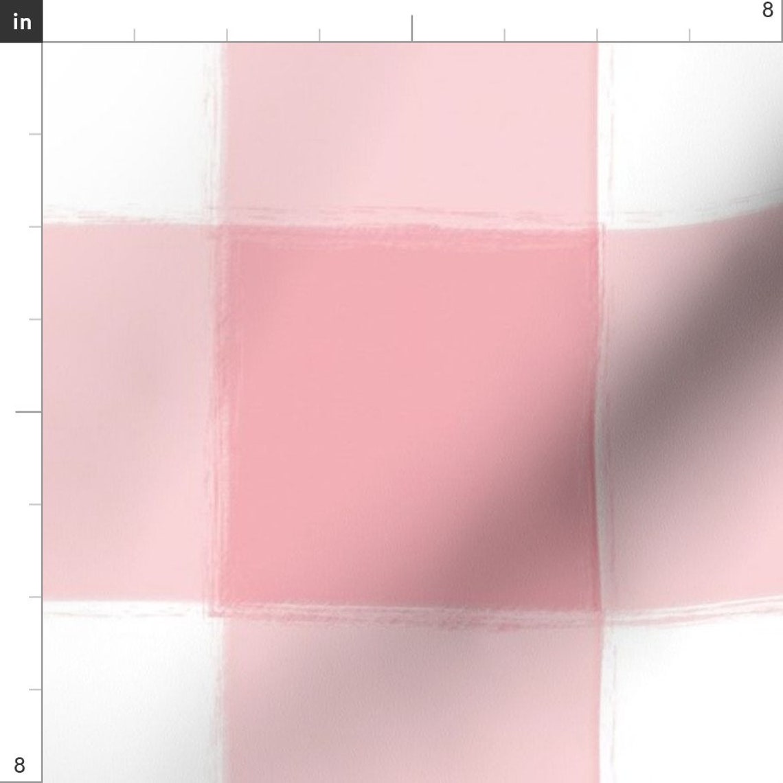 Large Buffalo Check Fabric Large Perfect Pink Buffalo Check - Etsy