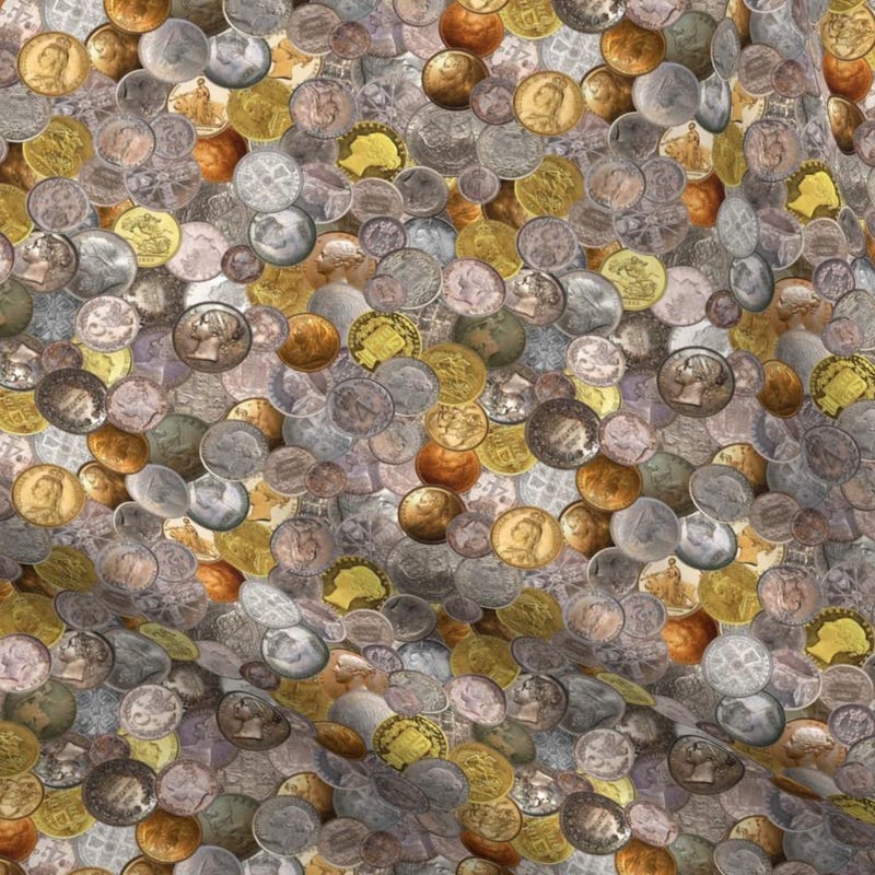 Silver Cotton Fabric - Etsy