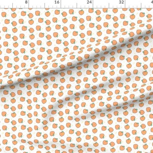 Peaches Fabric Sparkle Peach By Magic Circle Peaches | Etsy