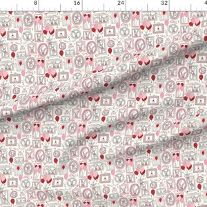 Baby Girl Pink Bunny Fabric Funny Bunny Love by Stacyiesthsu Bunny ...