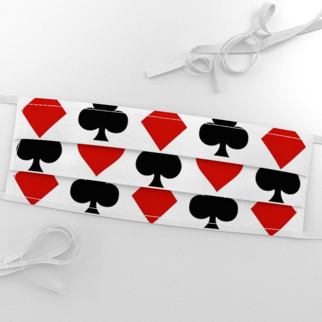 Playing Cards Fabric Card Suits By Thinlinetextiles | Etsy