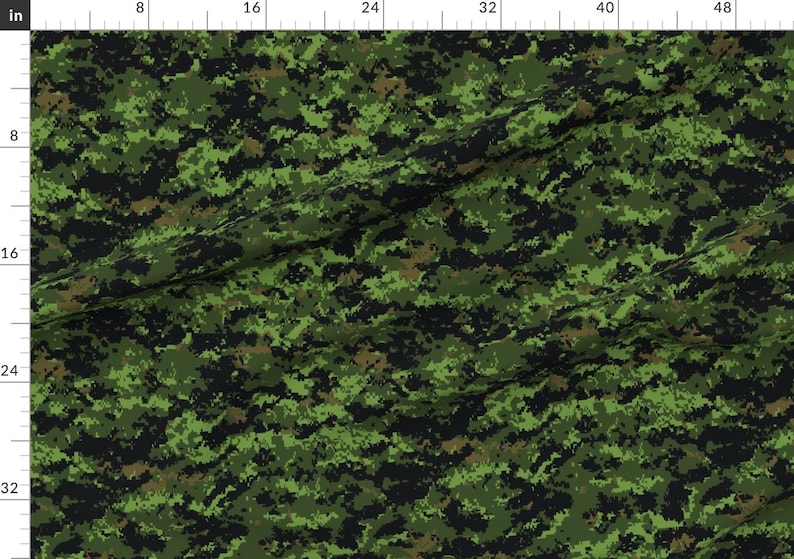 Camo Fabric Cadpat Tw By Ricraynor Canadian Pattern | Etsy