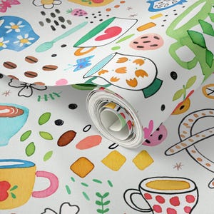 Food Wallpaper - Break Room by Ninola-design - Treats Snacks Sweets ...
