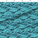 Whales Fabric Whalesong by Olooriel Retro Mid Century Blue Waves Orca Ocean Sea Life Animals ...