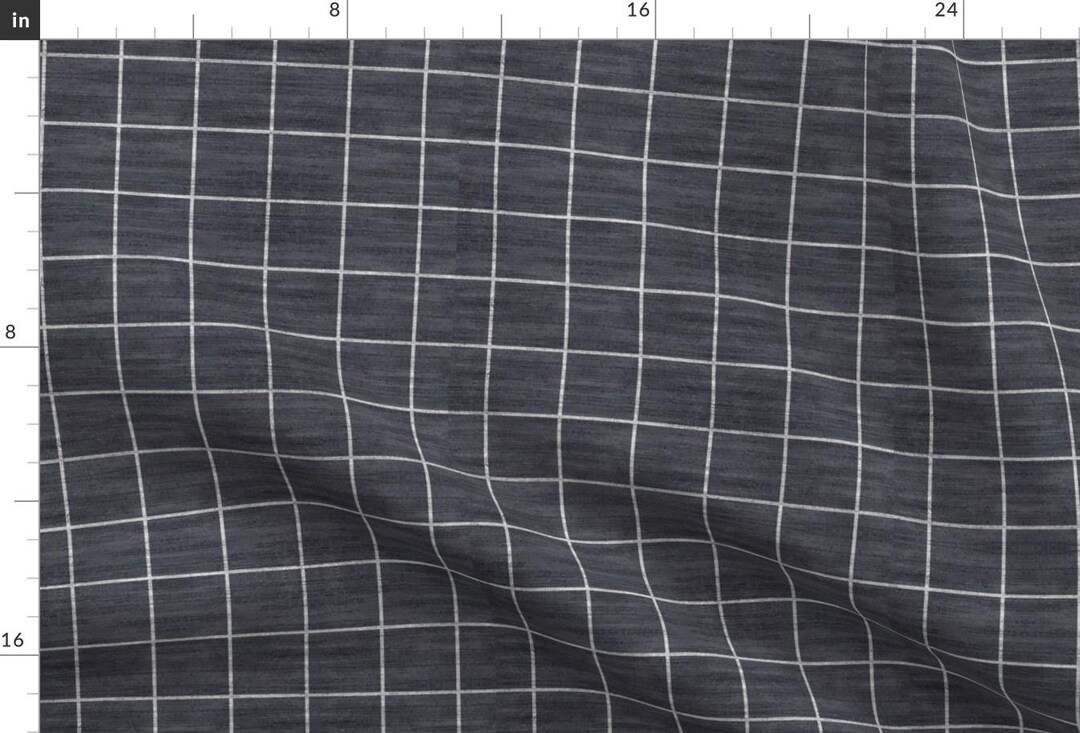 Minimal Grid Apparel Fabric - Boho Grid by Holli_zollinger - Check ...