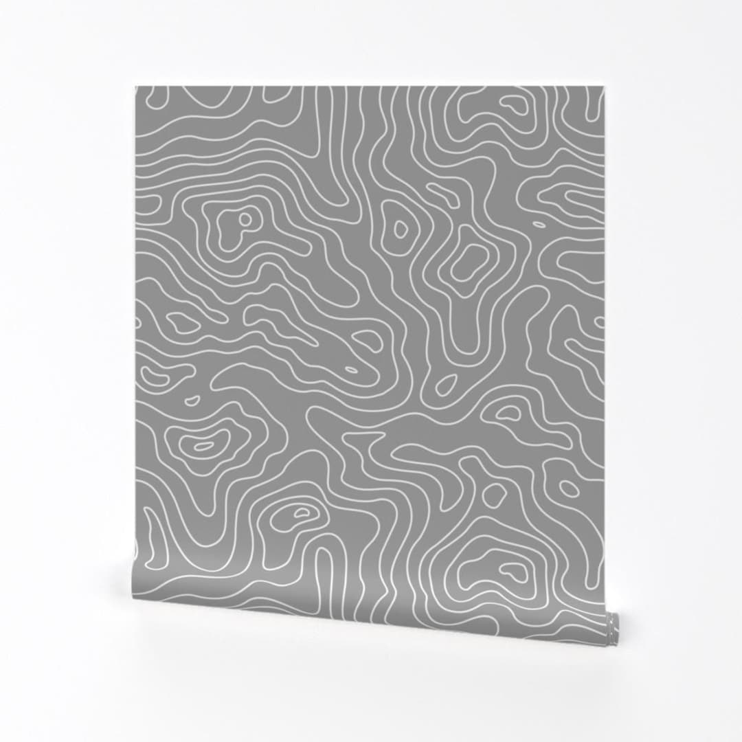 Topography Removable Peel and Stick Wallpaper - Modern Geometric ...