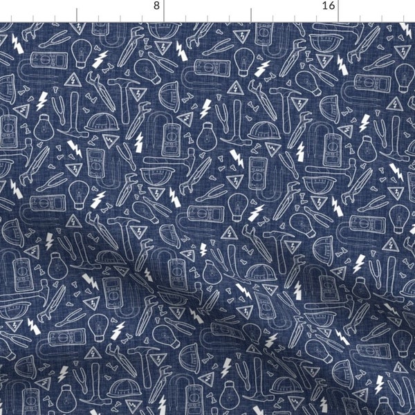 Electrician Fabric - Etsy