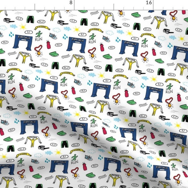 Marathon Runner Flannel Material - Etsy