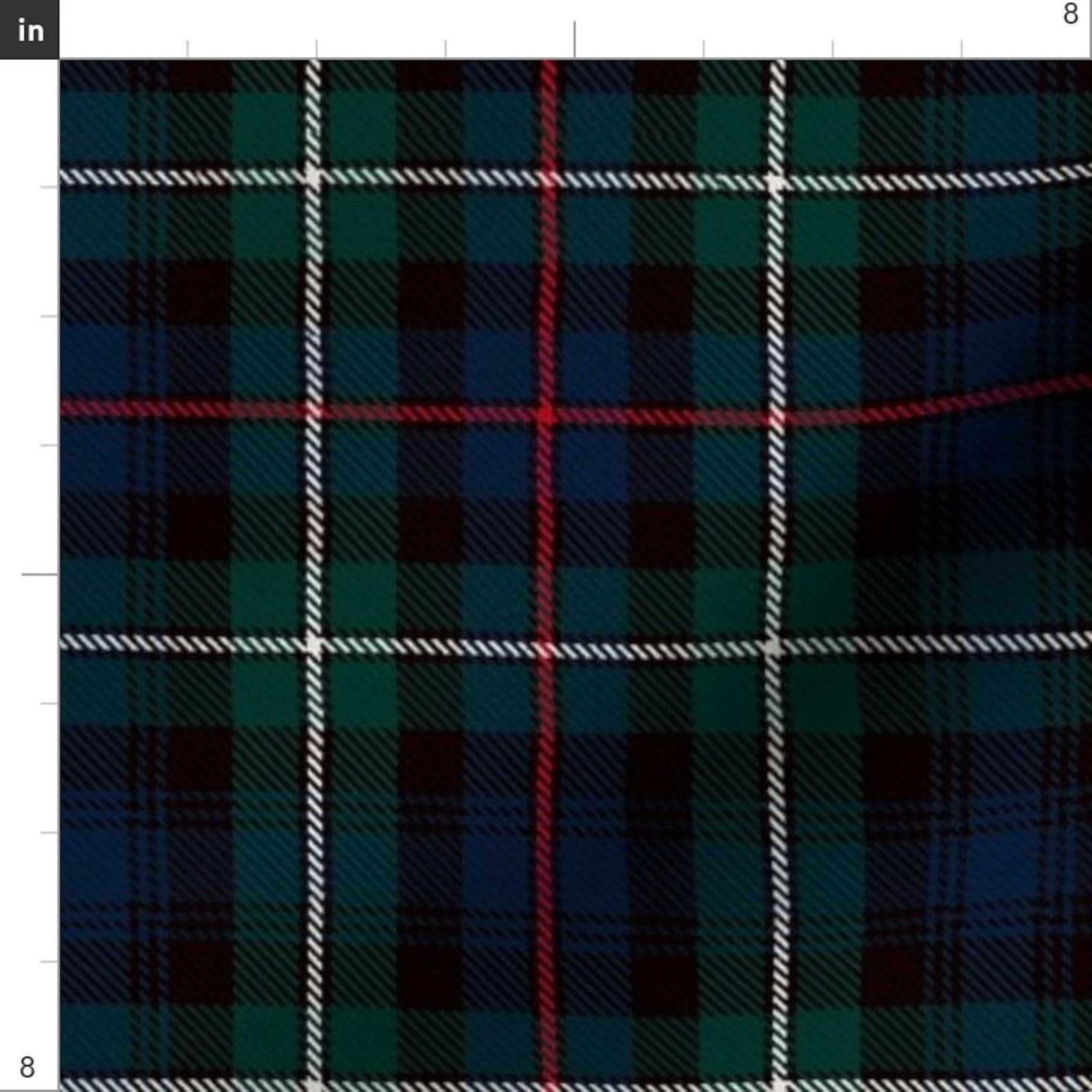 Highland Fabric Mackenzie Tartan Plaid by Laurawrightstudio - Etsy
