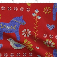 Norwegian Fabric - Uffda Navy by Teresamagnuson - Lefse Lutefish ...