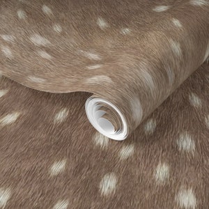 Deer Hide Wallpaper Soft Deer Hide by Willowlanetextiles - Etsy