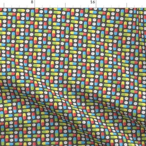 Pills Fabric - Pills and Capsules by Petitspixels - Pills Cotton Fabric ...