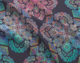 Bohemian fabric | Etsy