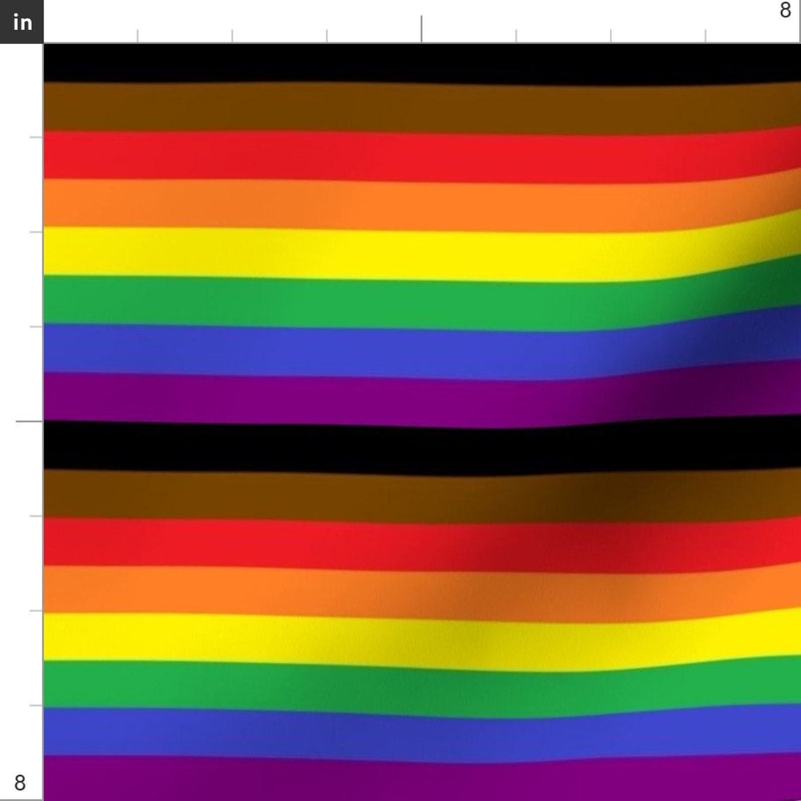 Lgbt Fabric Rainbow Pride Stripes by Abandonedwarehouse - Etsy