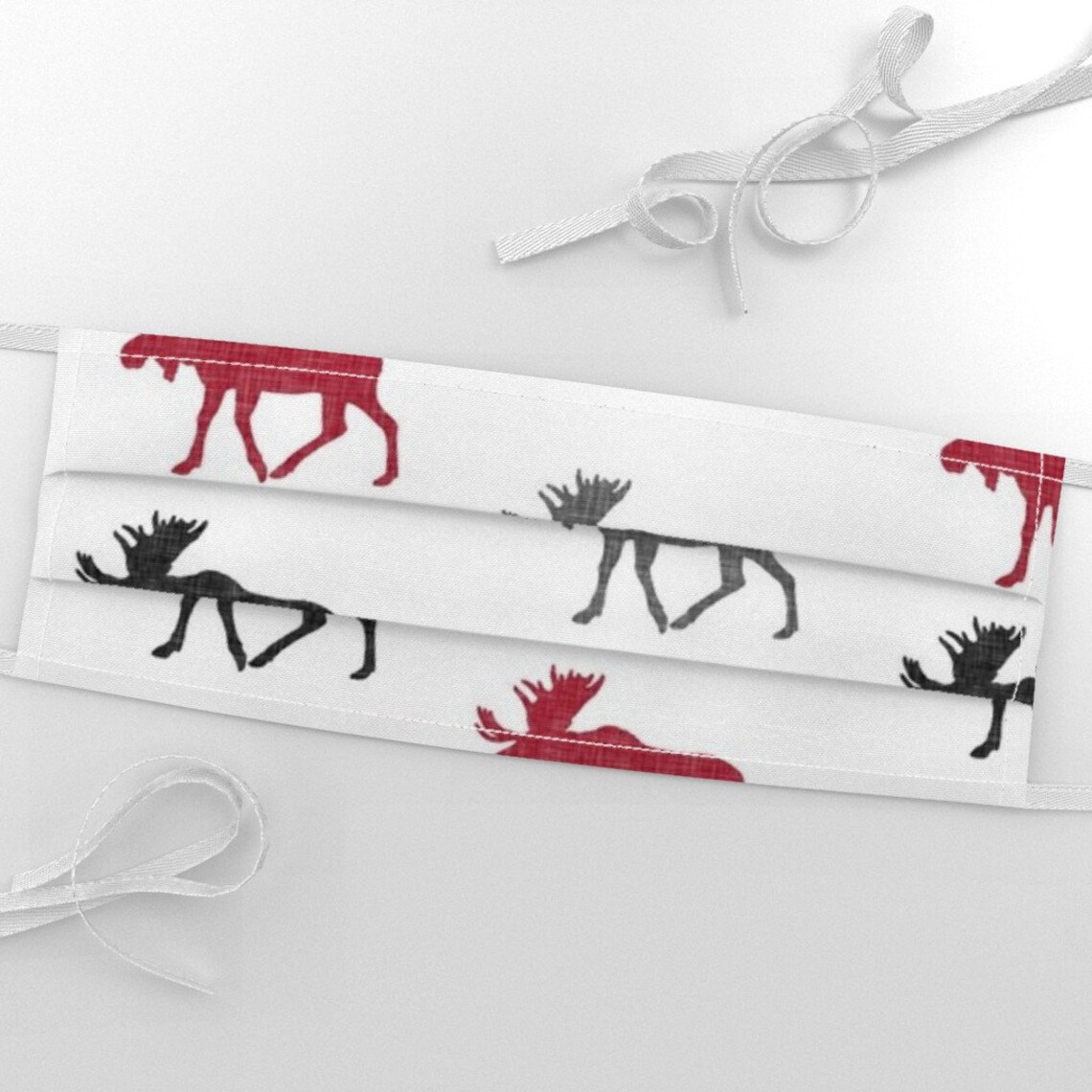 Moose Fabric Multi Moose the Lumberjack Collection by - Etsy