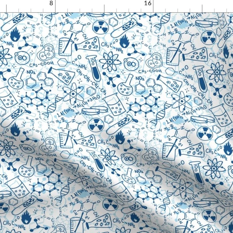Science Fabric - Etsy