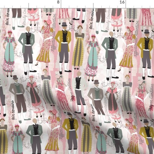 Library Books Fabric I Love Books by Katerhees Scandi Mod | Etsy