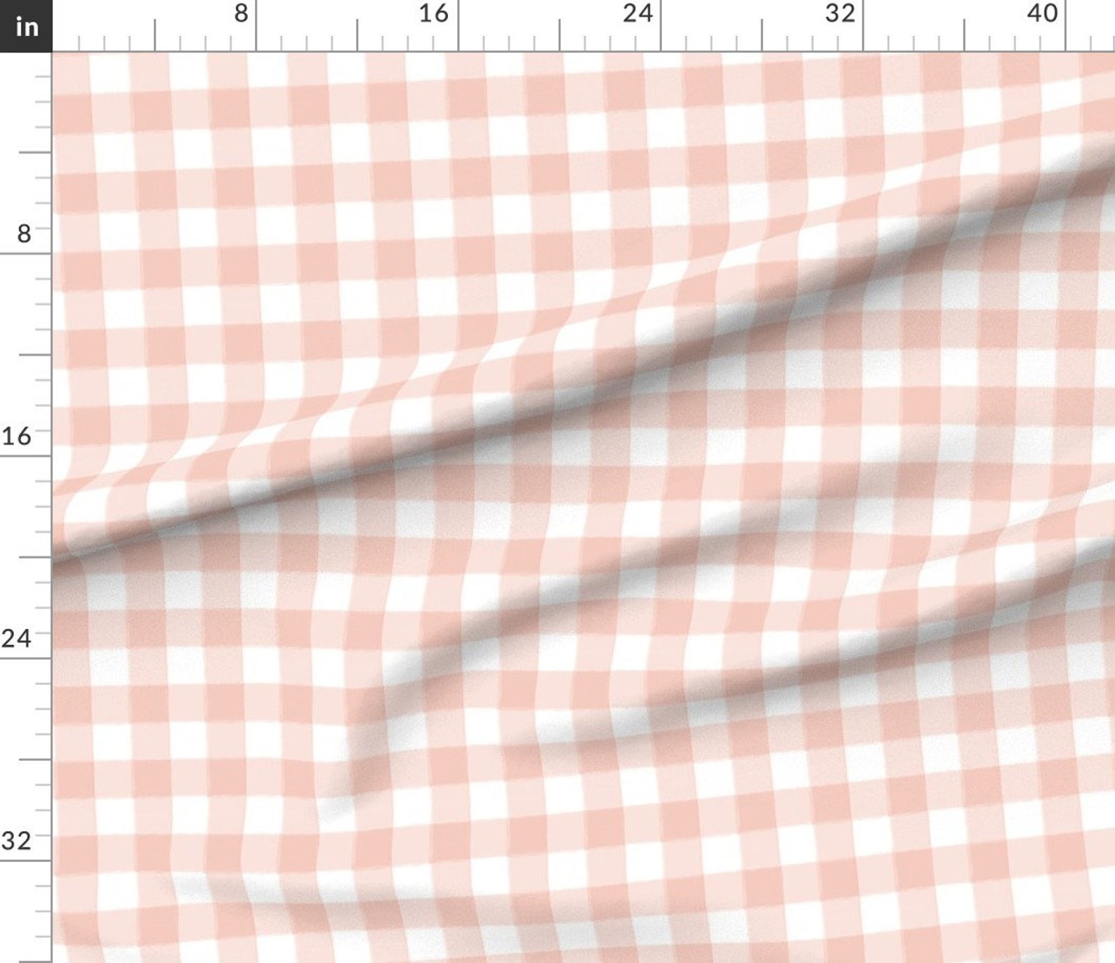 Buffalo Check Plaid Fabric Small Blush Pink Buffalo Check - Etsy