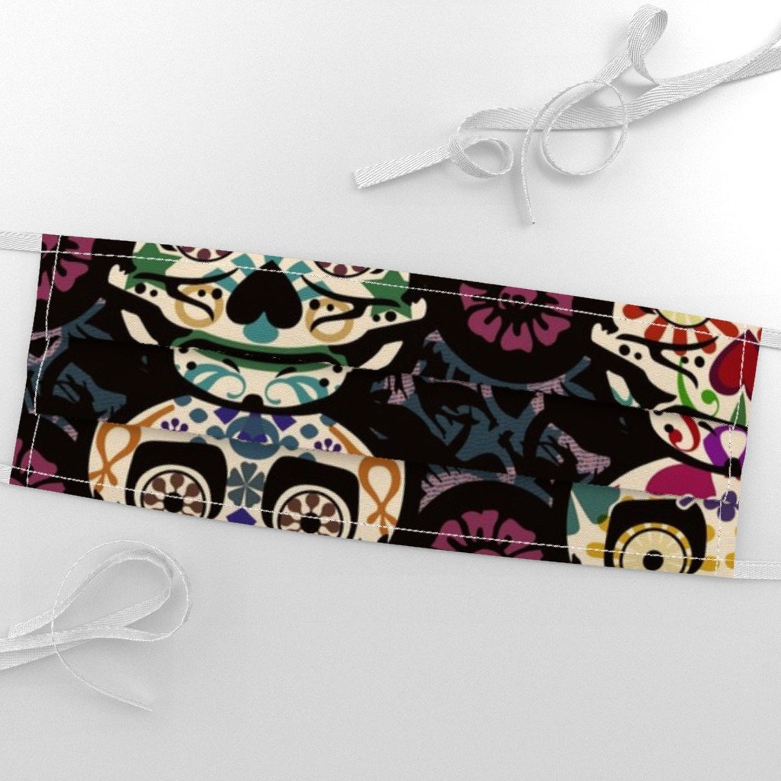 Colorful Calaveras Fabric Sweet And Happy Calaveras By | Etsy