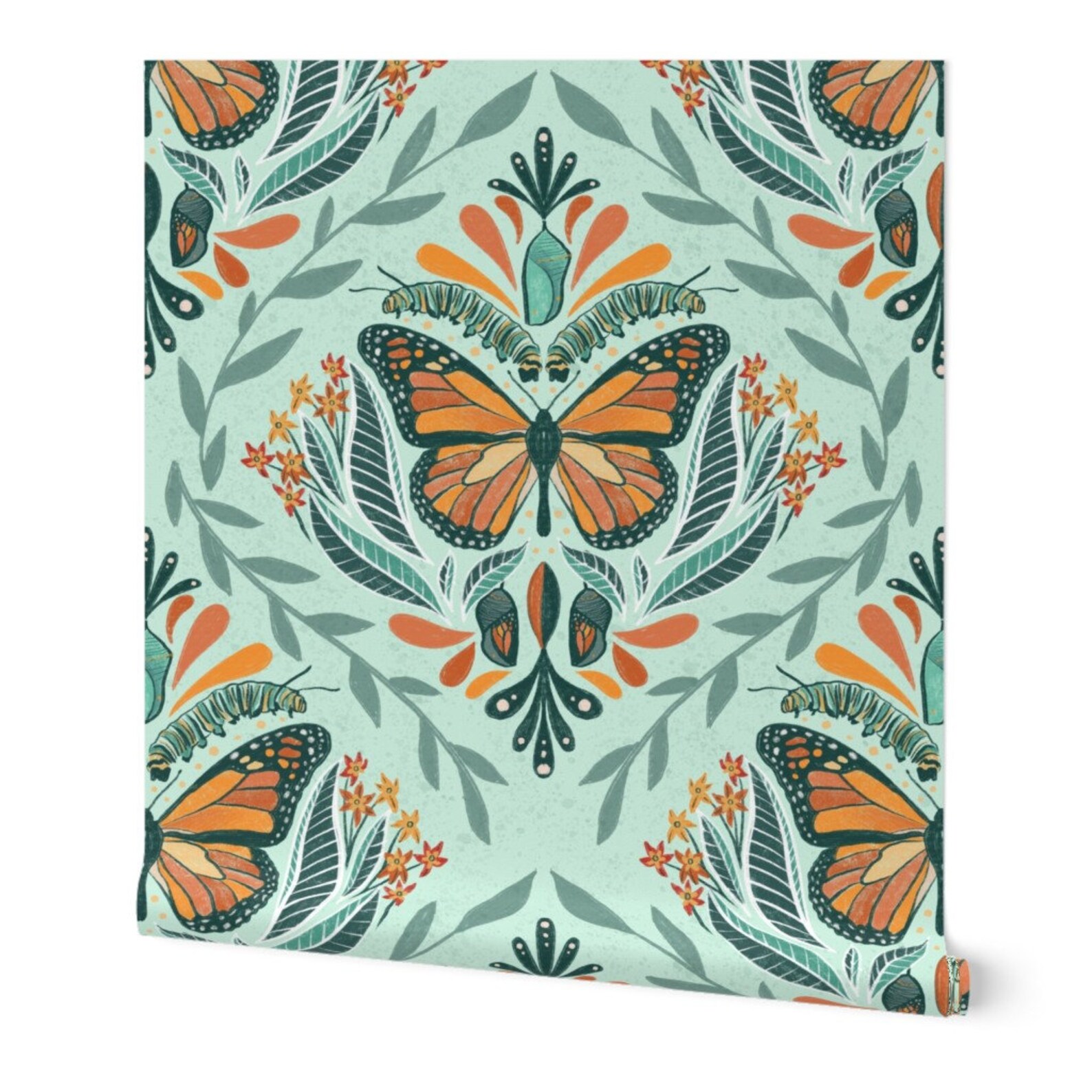 Butterfly Wallpaper Life of A Monarch by Ashleyinthestars - Etsy