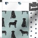Labrador Retriever Fabric black Lab Quilt B Dog Breed Quilt Pattern ...