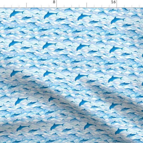 Dolphin Fabric - Etsy