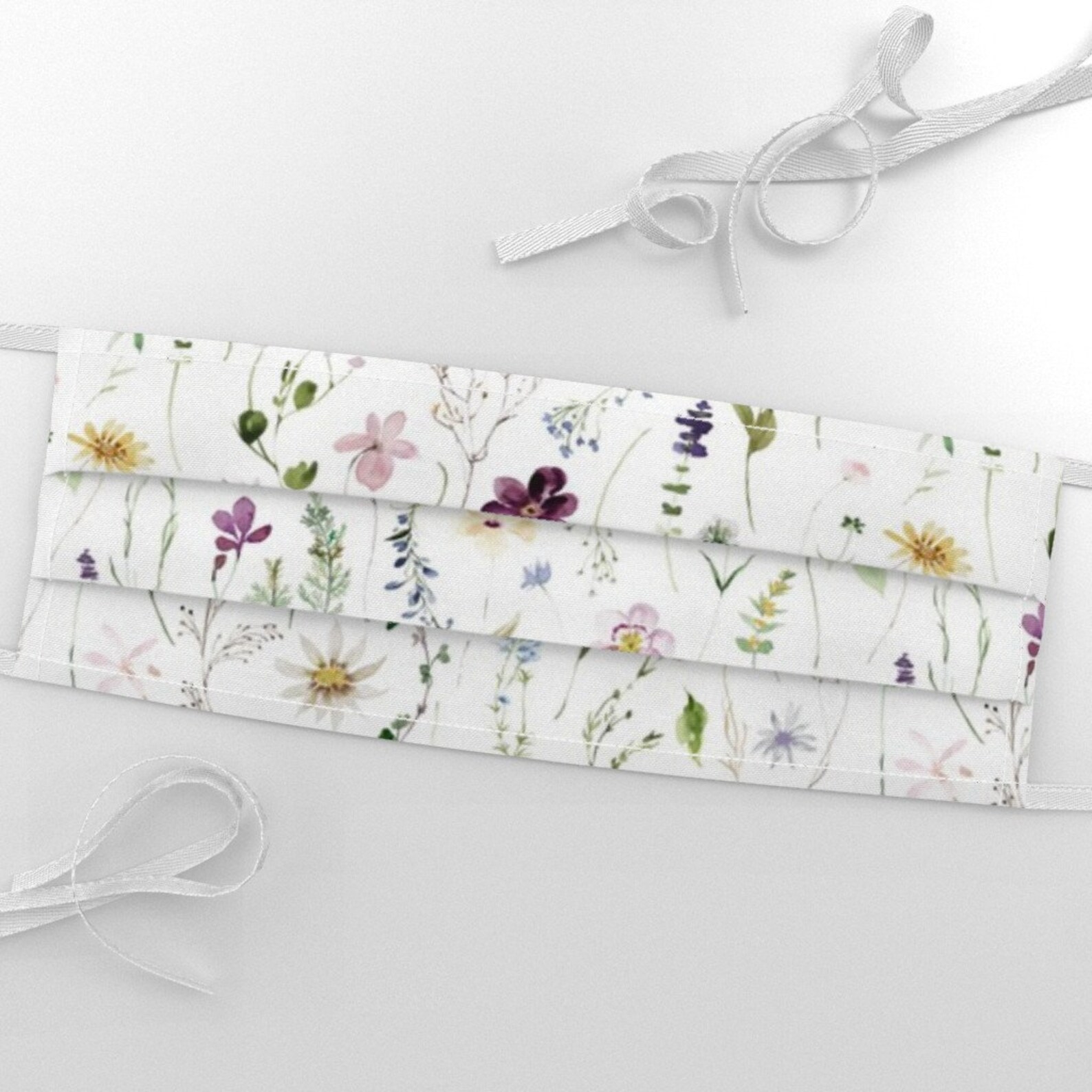 Wildflower Fabric Summer Wildflower Floral by Hipkiddesigns - Etsy