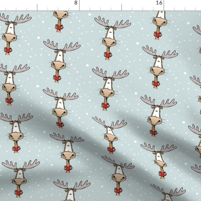 Moose Fabric - Etsy