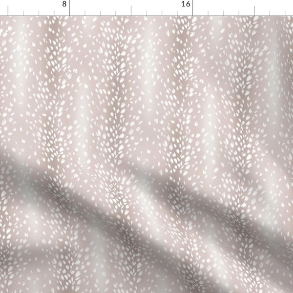 Fawn Print Fabric - Etsy