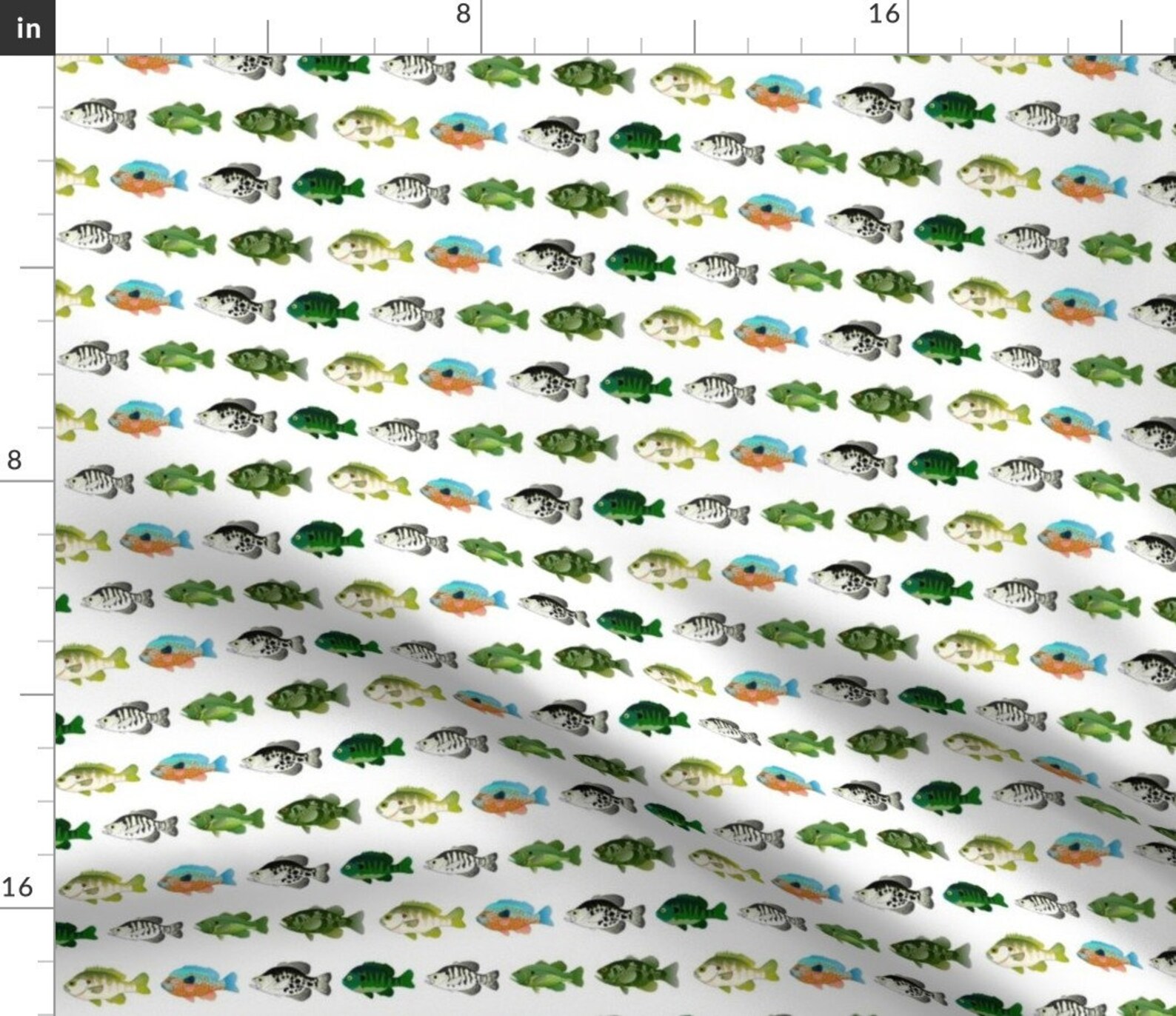 Summer Sunfish Fabric 7 Sunfish Pattern by Combatfish - Etsy