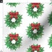 Sign Language Fabric Asl I Love You Wreath by Marykane Asl Christmas ...